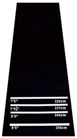 Gumová podložka k šipkám s herními vzdálenostmi, délka 300 cm B8-0005