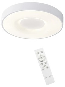 Mantra 7566 Coin, bílé stropní svítidlo LED 56W 2700K-5000K s dálkovým ovladačem, průměr 38cm