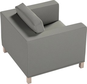 Potah na křesko IKEA Karlanda, krátký barva šedá látka pletený vzor
