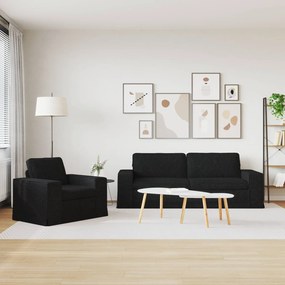 Set pohovek 2 ks Černá textil 3407590