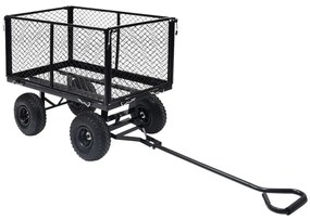 Zahradní ruční vozík černý 350 kg - Default Title