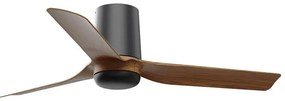 FARO Barcelona FARO 33835WT - Stropní ventilátor MINI PUNT TUB S hnědá/černá pr. 90 cm WT +DO 33835T