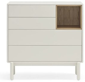 Krémová komoda 90x90x40 cm Corvo – Teulat
