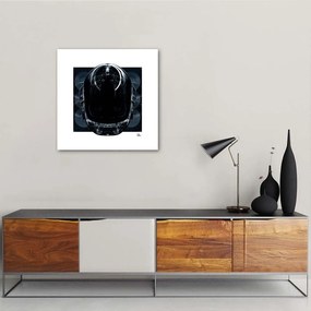 Gario Obraz na plátně Ocelová hlava robota - Rubiant Rozměry: 30 x 30 cm