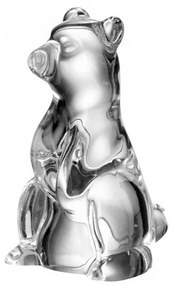 Bohemia Crystal Figurka medvěd 68mm