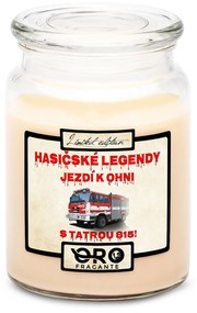 Svíčka Hasičské legendy – Tatra 815 (Vůně svíčky: Vanilka)