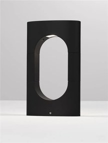 NV 9002840 Venkovní sloupkové svítidlo PORTAL černý hliník a akryl LED 13.5W 3000K 220-240V 296st. IP54 - NOVA LUCE