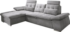 XXXLutz ROHOVÁ SEDAČKA, textil, kompozitní dřevo, šedá MID.YOU - Sedací soupravy - 002220026406