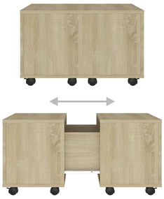 vidaXL Marketos Konferenční stolek dub sonoma 60 x 60 x 38 cm kompozitní dřevo