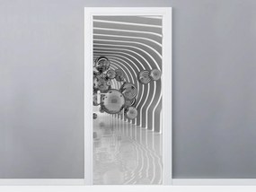 Gario Fototapeta na dveře Futuristické bubliny 3D Materiál: Samolepící, Velikost: 95 x 205 cm
