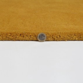 Flair Rugs, Běhoun Abstract Collage Ochre/Natural, 60x230, žlutá, chodba / předsíň