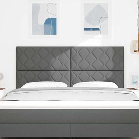 Čelo postele Tmavě šedá 180 cm textil 3337939