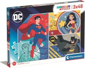 Clementoni PUZZLE DC Comics / 3x48 dílků / od 5 let