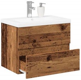 Skříňka se zápustným umyvadlem old wood 3328921