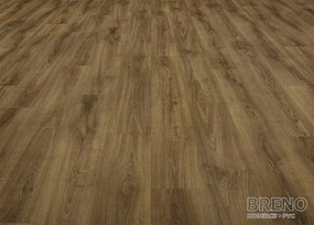 Breno PVC RENOTEX Sundance Oak 546 – tmavě hnědé dřevo, šíře 300 cm