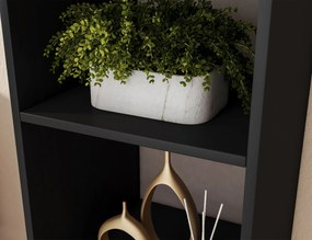 Eltap Designová knihovna Figgi černá