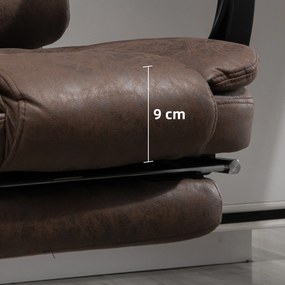 Kancelářská židle Vinsetto s masážní funkcí, ergonomická kancelářská židle s funkcí polohování a vyhřívání, výškově nastavitelná počítačová židle s p…