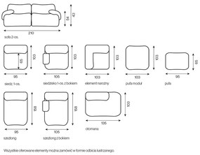 Zelená, Rohová pohovka FAVOLA NA, 305 cm
