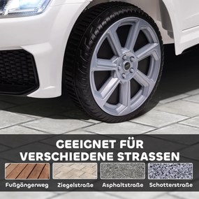 HOMCOM Dětské elektrické autíčko 12V dětské autíčko s dálkovým ovládáním 2.4G, hudba, elektrické autíčko se světlem, připojení USB/MP3, funkce zpětné…