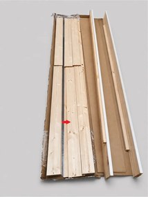 Bílá patrová/s výsuvným lůžkem dětská postel z borovicového dřeva s úložným prostorem s roštem 90x200 cm SCOTT - II. jakost – Vipack