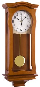 Kyvadlové skříňové rádiem řízené dřevěné hodiny JVD NR2219/41 POŠTOVNÉ ZDARMA!
