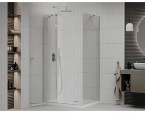 Mexen Roma sprchový kout 100 x 90 cm, čiré sklo-chromový profil + sprchová vanička, 854-100-090-01-00-4010