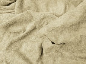 Froté prostěradlo POLY krémové 90 x 200 cm