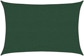 Plachta proti slunci 160 g/m² tmavě zelená 3,5 x 4,5 m HDPE 311461