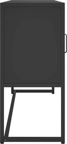 Příborník černý 105 x 35 x 75 cm ocel 335868