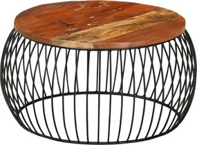 vidaXL Konferenční stolek Ø 68 cm masivní recyklované dřevo [338022]