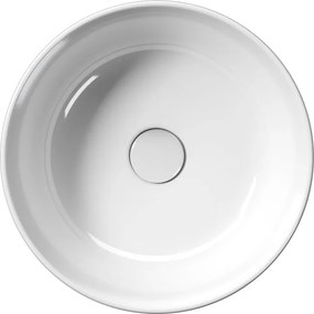 GSI GSI, KUBE X keramické umyvadlo na desku, průměr 40cm, bílá ExtraGlaze, 942611