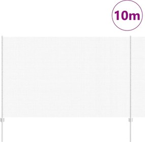 Svařovaná drátěná plotovina s tyčkami 10 x 1,5 m Stříbrná 3336337