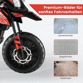 Costway 12 V Dětská elektromotocykl s tréninkovými koly licencovaná