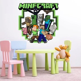 PIPPER. Textilní samolepka na zeď "Minecraft 2"