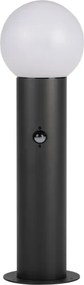 Kanlux 46084-Venkovní lampa se senzorem STONO 1xE27/15W/230V 50 cm IP65 antracit