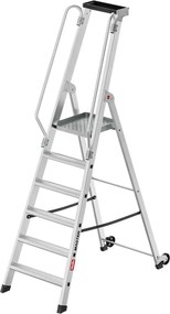Hliníkové schůdky Hailo Master P80 6 stupňů, 10000-119