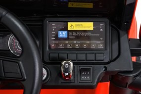 Elektrické autíčko Jeep Wrangler Rubicon LIFT oranžové
