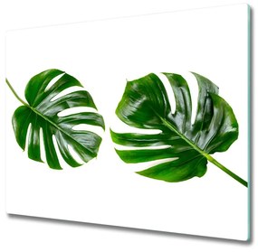 Skleněná krájecí deska Tropické listy