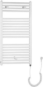 Aqualine, DIRECT-E elektrické topné těleso, rovné, 450x960 mm, 300W, bílá, ILE94T