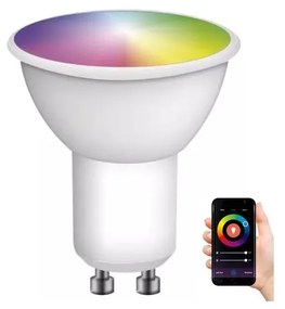 EMOS | LED RGB Stmívatelná žárovka GoSmart MR16 GU10/4,8W/230V 2700-6500K Tuya | EMS1031