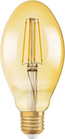 OSRAM LED žárovka 1906 Oval 40, E27, 4 W, 470 lm, 2400 K, jantarová
