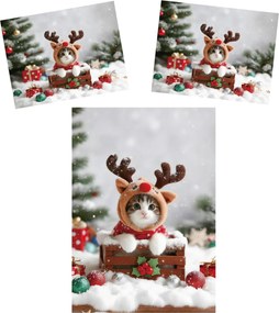 3D povlečení z mikrovlákna RUDOLPH KITTEN barevné Rozměr povlečení: 2 ks 70 x 90 cm | 140 x 200 cm