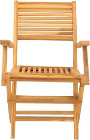Skládací židle 8 ks 55x62x90 cm masivní teak 3155069