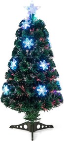 Costway Vánoční stromeček LED 90/120/150/180 cm Umělý vánoční stromek