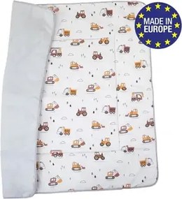 Bomimi HRACÍ deka 120x120, bavlna, oboustranná, malý stavitel
