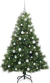 Umělý vánoční stromeček s stojanem Zelená 150 cm PE a PVC 3397773