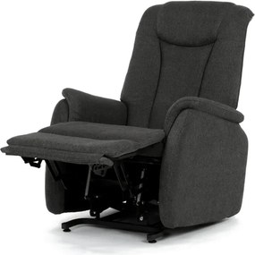 Polohovací křeslo šedé, elektrické TV-L8963 GREY2