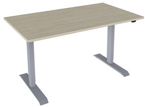 NOBL Dynamic Elektr. nastavitelný polohovací stůl 140x80 Dynamic Dekor stolové desky: akát, Barva podnože: šedá