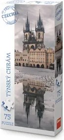 DINO Panoramatické puzzle Týnský chrám / 75 dílků / Turistická edice Č