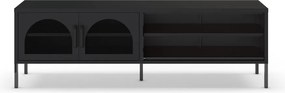 Černý TV stolek 160x50 cm Diora – Marckeric